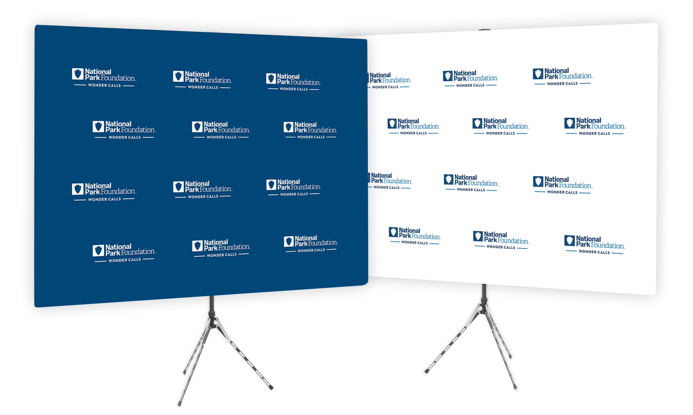 National Park's Step Repeat Logo Backdrop - Anyvoo
